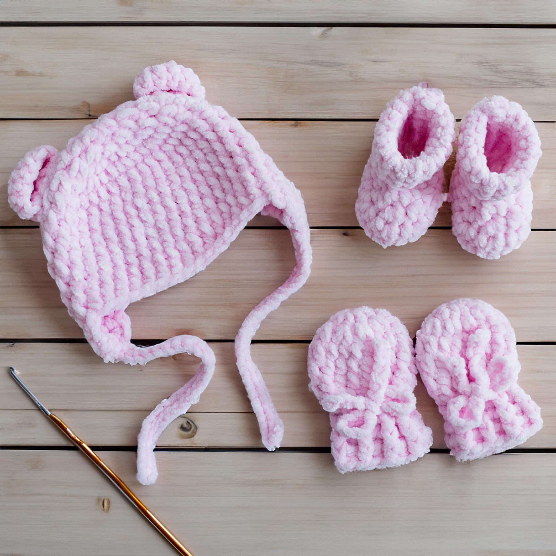 Pastel Puff Mittens – MON CROCHET